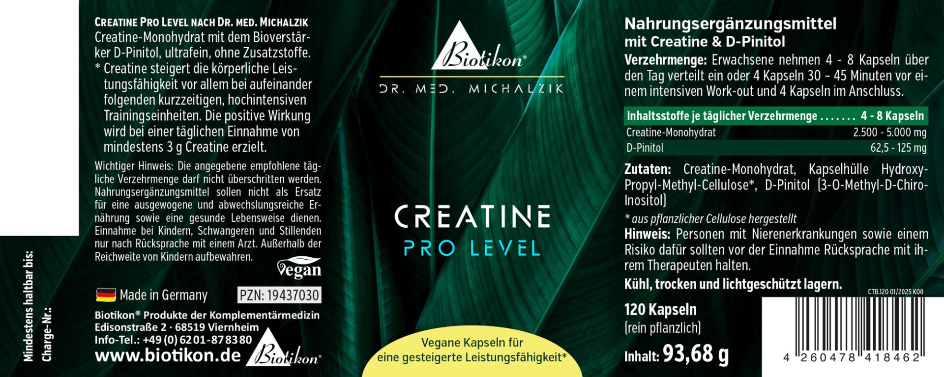 Creatine Pro Level – biotikon®